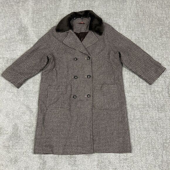 Sundance | Jackets & Coats | Sundance Jacket Womens Xl Brown Tweed Wool ...